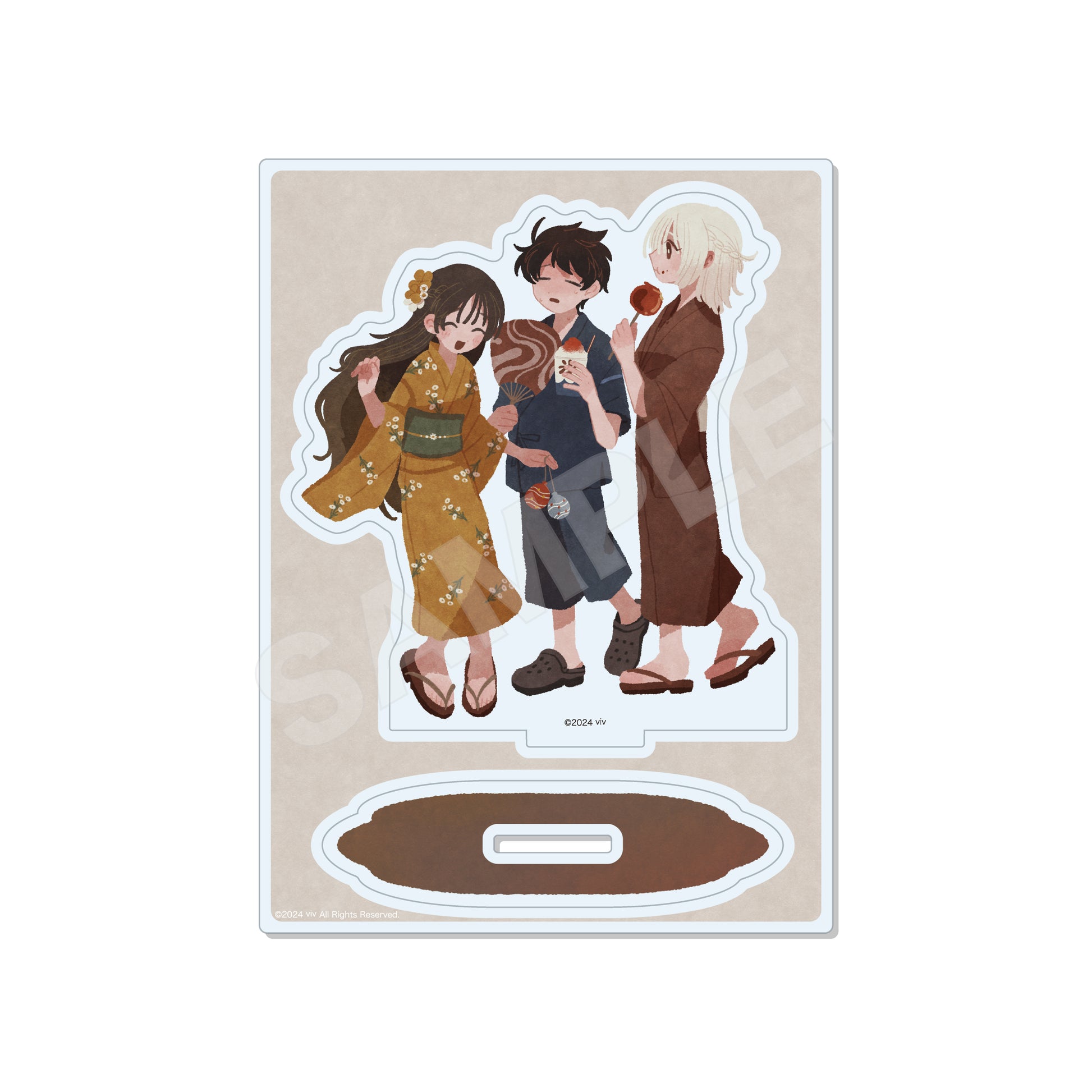Saihate Station - Acrylic Stand 01 Haru & Shion & Aoi – Moe Moe Japan